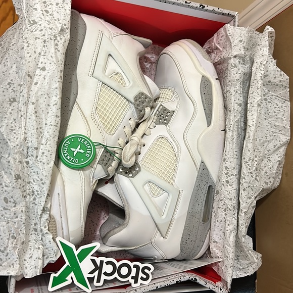 Jordan | Shoes | Oreo Jordan 4s Size 85 Wt Original Box | Poshmark